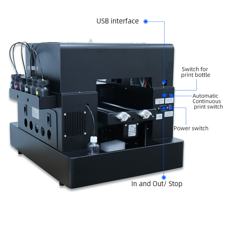 UV ULTRA A4 L805 UV Printer With Varnish (Flatbed UV Printer) Bundle ...