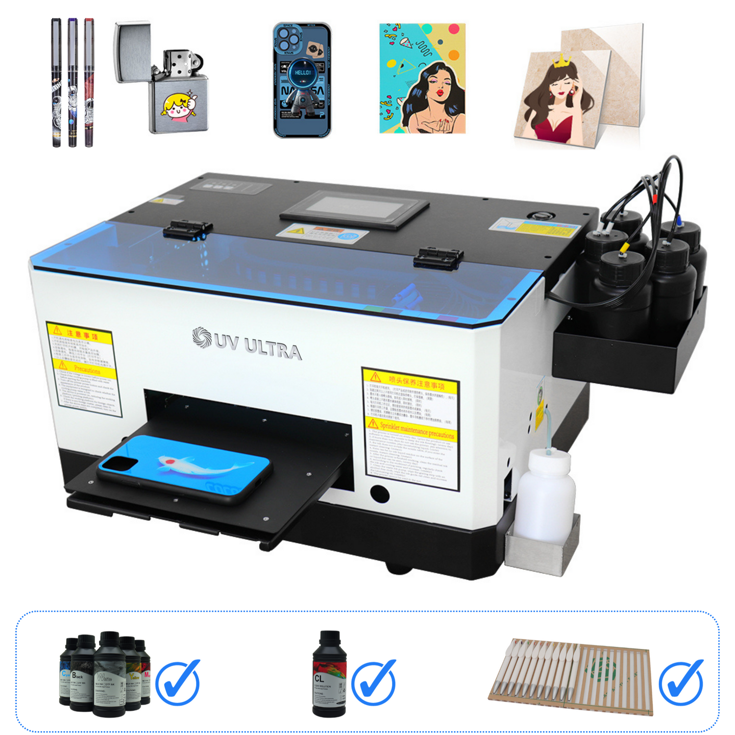 UV ULTRA A5 L800 UV Printer (Flatbed UV LED Printer) Bundle – DTF ULTRA