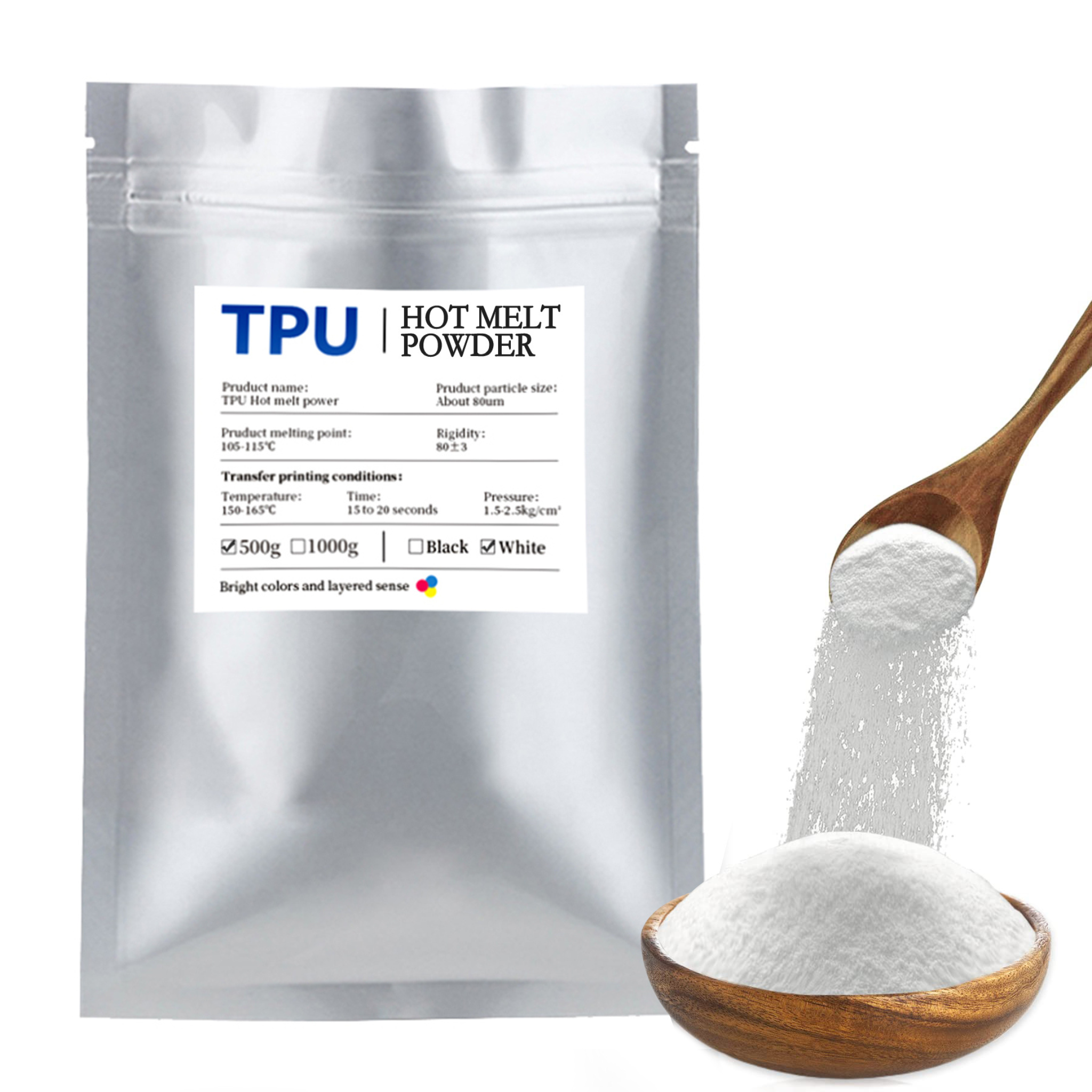 DTF Powder (Direct to Film Powder) White Hot Melt Adhesive Powder - DTF ...